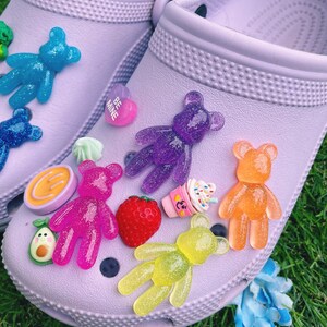 Large Jelly Gummy Bear Jibbitz Shoe Crocs Charms/jelly - Etsy