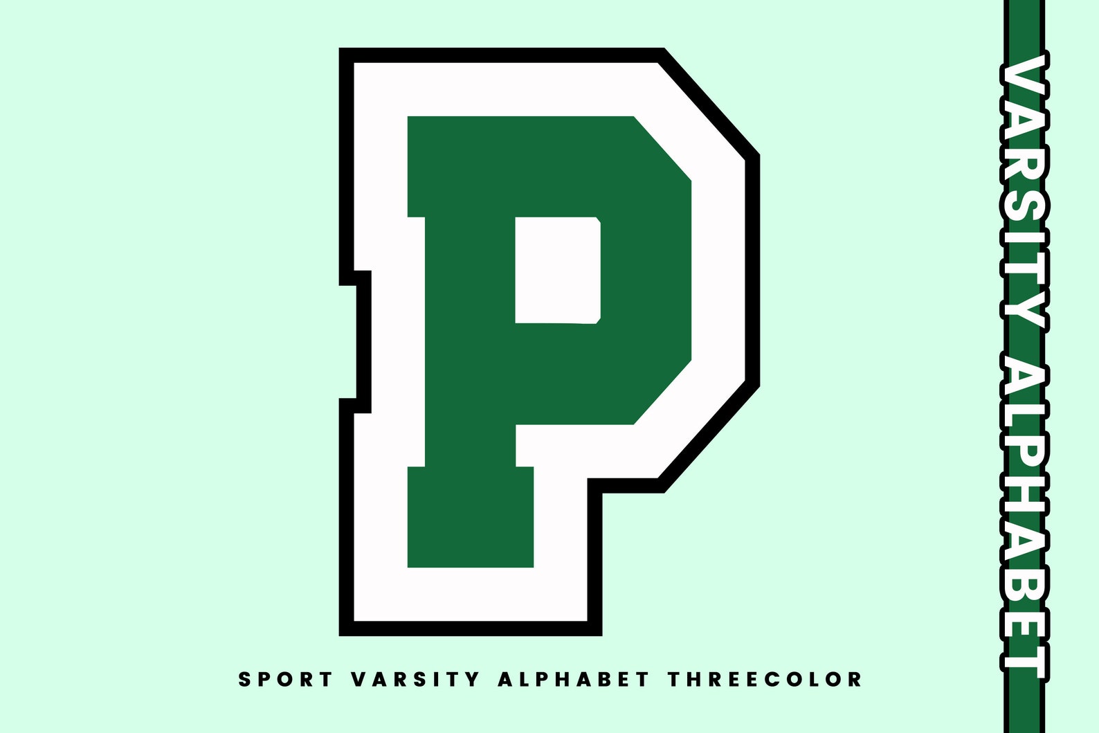 Modern Varsity Font SVG, Varsity Font, Baseball Font, Varsity Letters ...