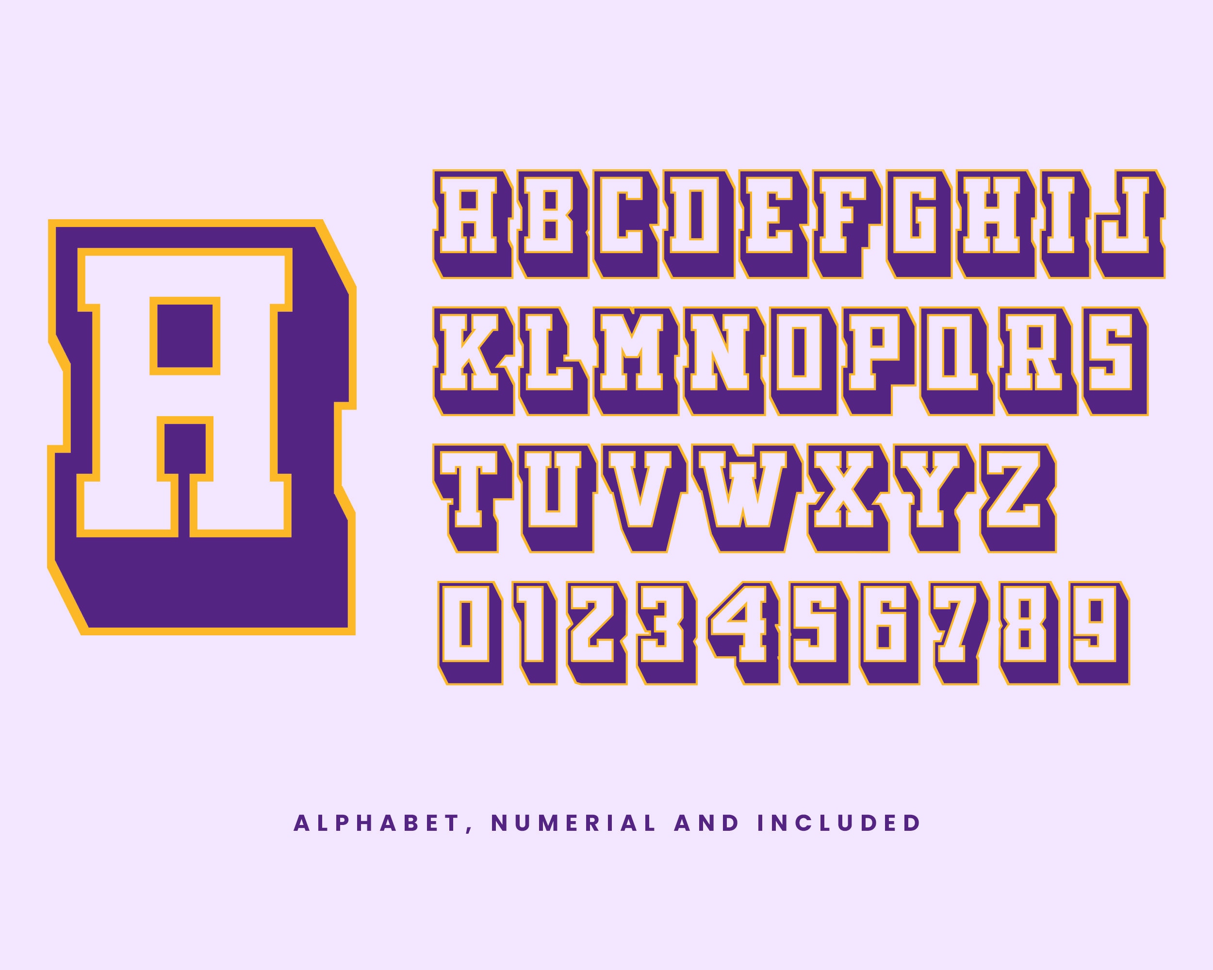 Modern Varsity Font SVG, Font, Modern Fonts, Baseball Font, Sports Font ...