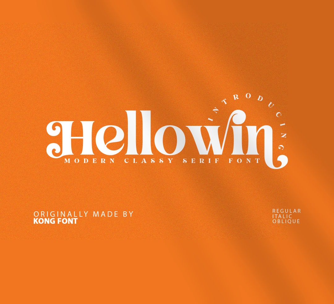 Modern Font, Serif Font, Hellowin Font, Professional Serif, Logo Font ...