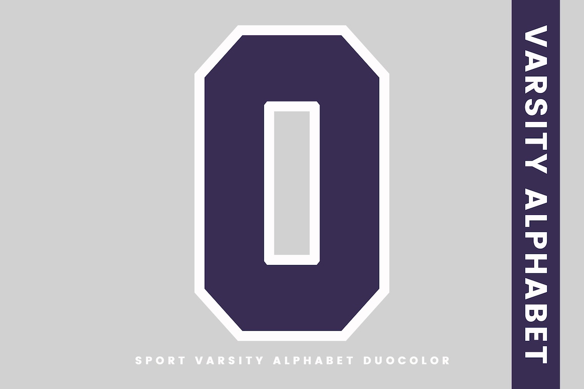 Modern Varsity Font SVG Varsity Letter Font Font SVG Vector - Etsy