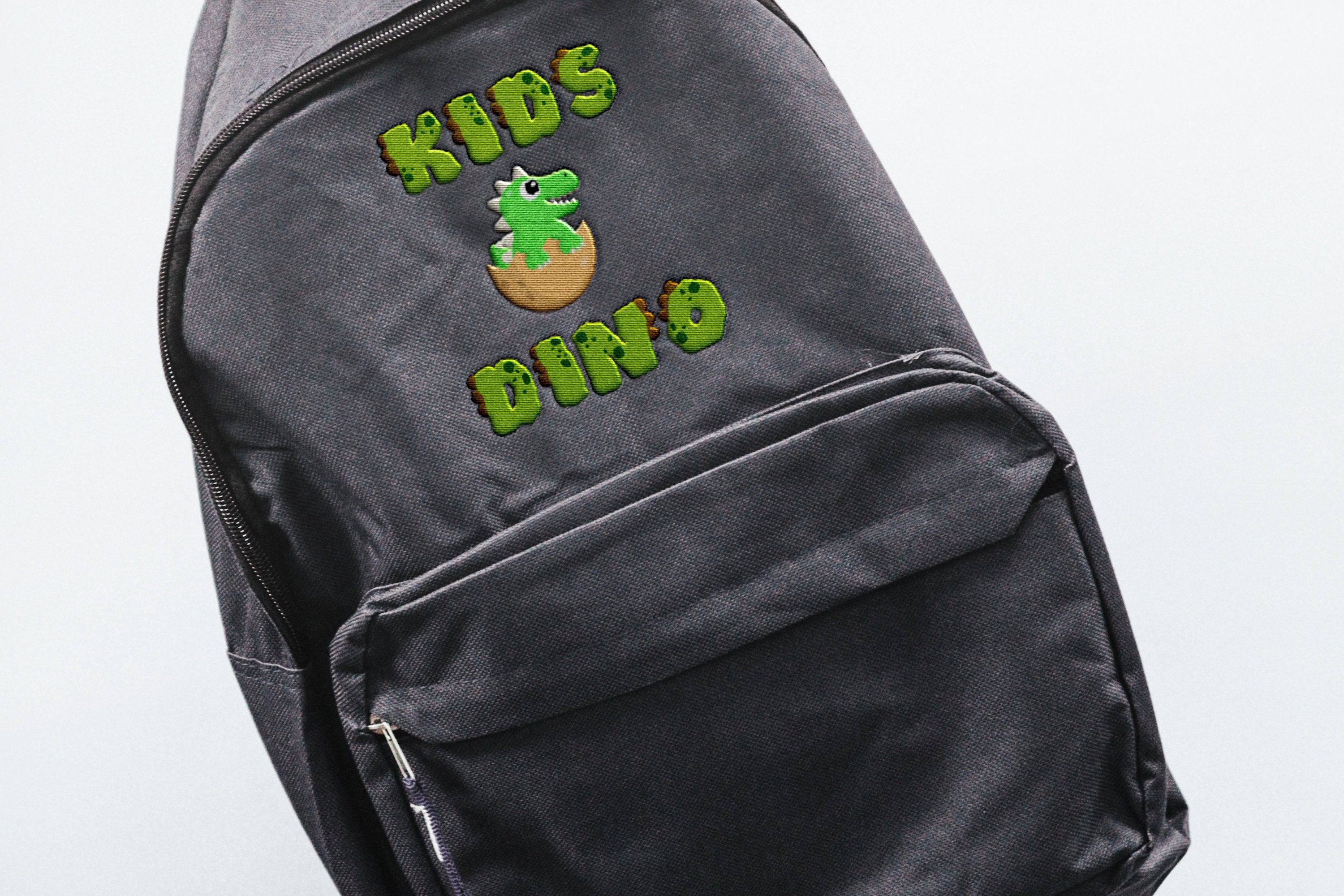 Embroidery Fonts Bundle, Modern Font, Dino Font Set Dino Embroidery ...