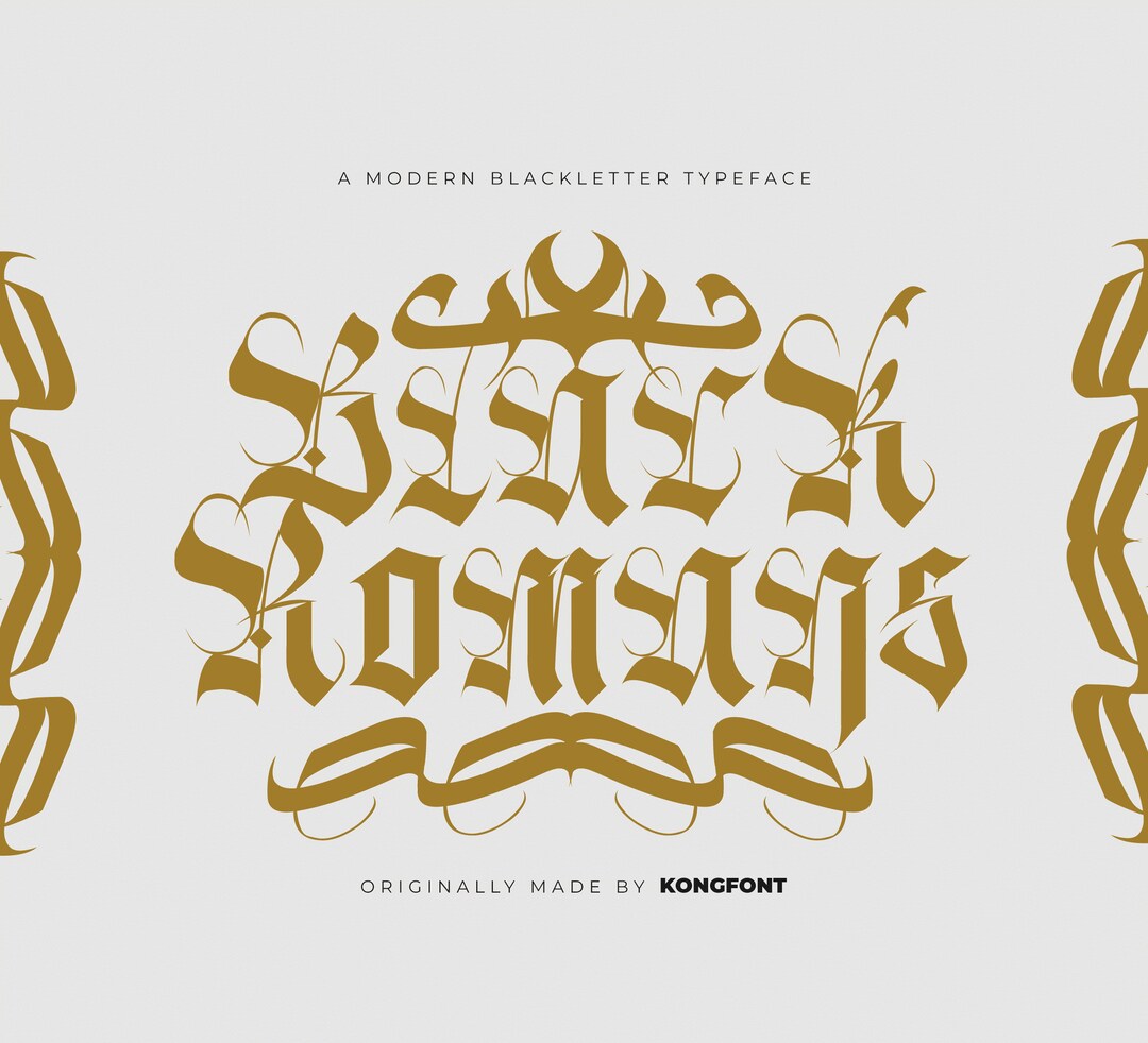 Modern Display Font, Vintage Typeface, Project Font - Black Romans ...