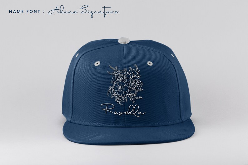 Modern Script Embroidery Font Bundle, Script Font, Embroidery Font ...