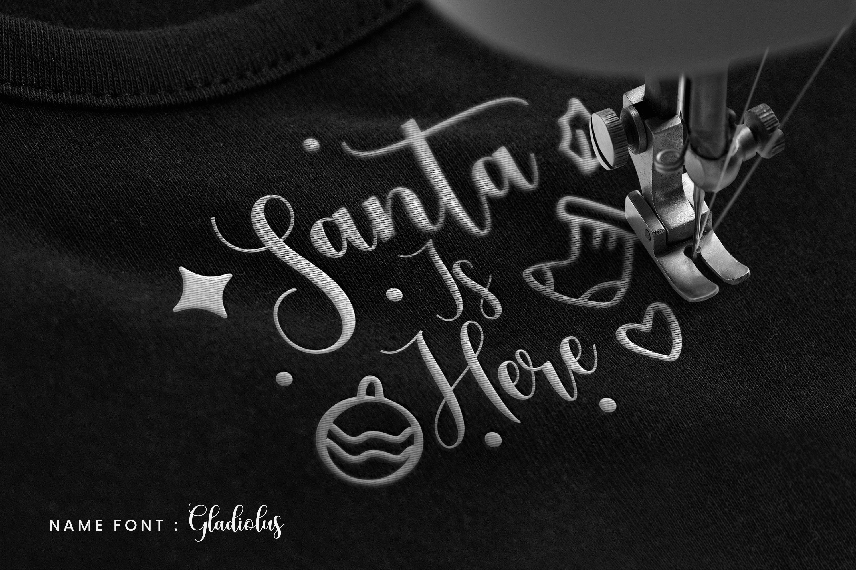 Modern Christmas Embroidery Font Bundle, Christmas Designs, Machine ...