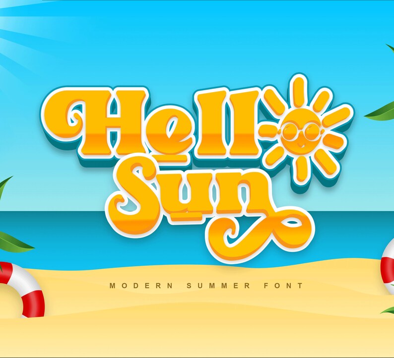 Modern Font, Hello Sun Font, Serif Font, Summer Font, Playful Font ...