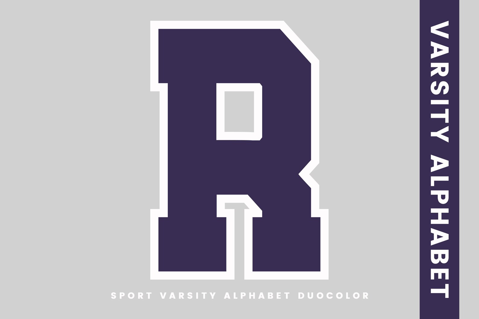 Modern Varsity Font SVG, Varsity Letter Font, Font SVG, Vector Font ...