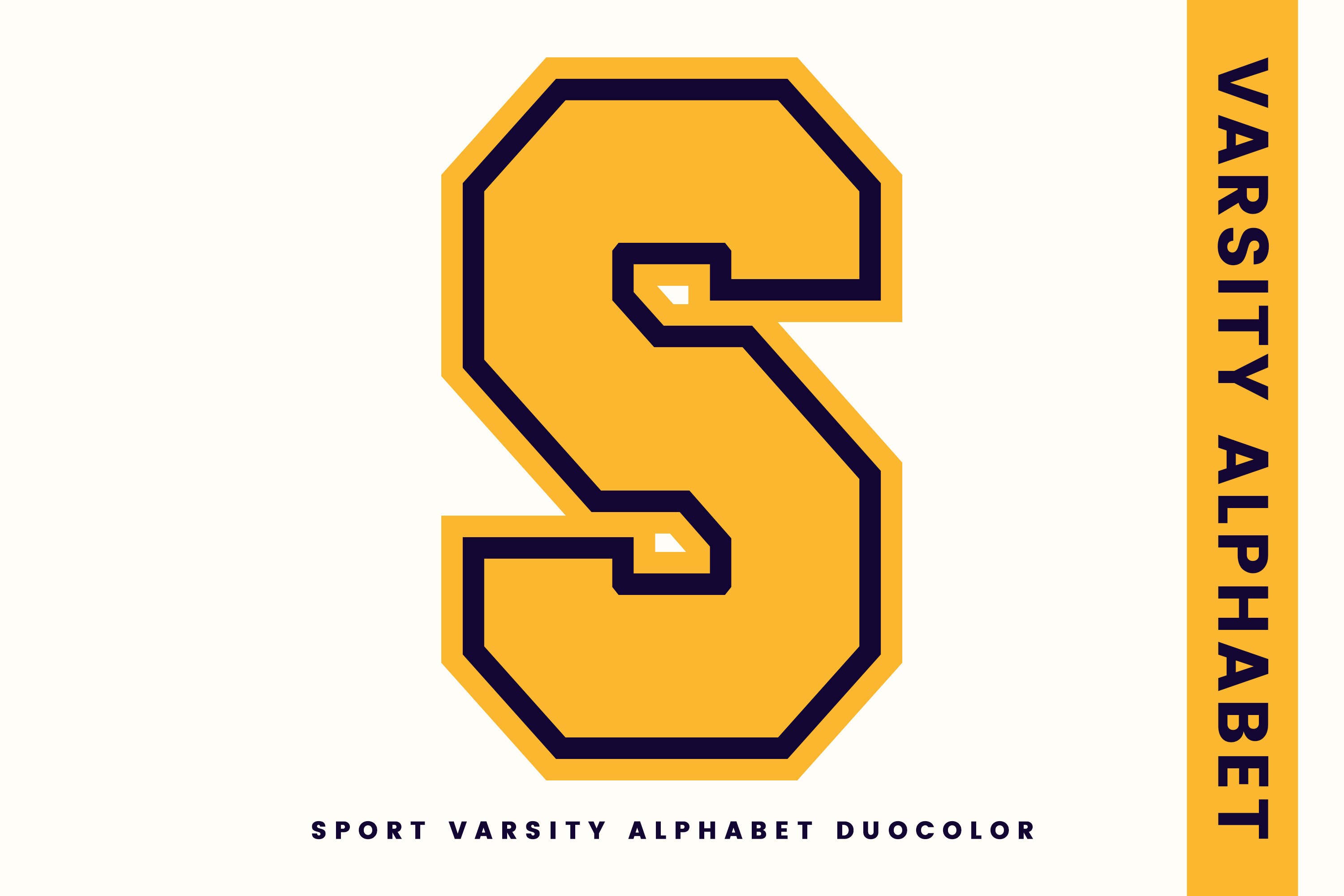 Modern Varsity Font SVG, Modern Fonts, Sports Font, Vector Font, Retro ...