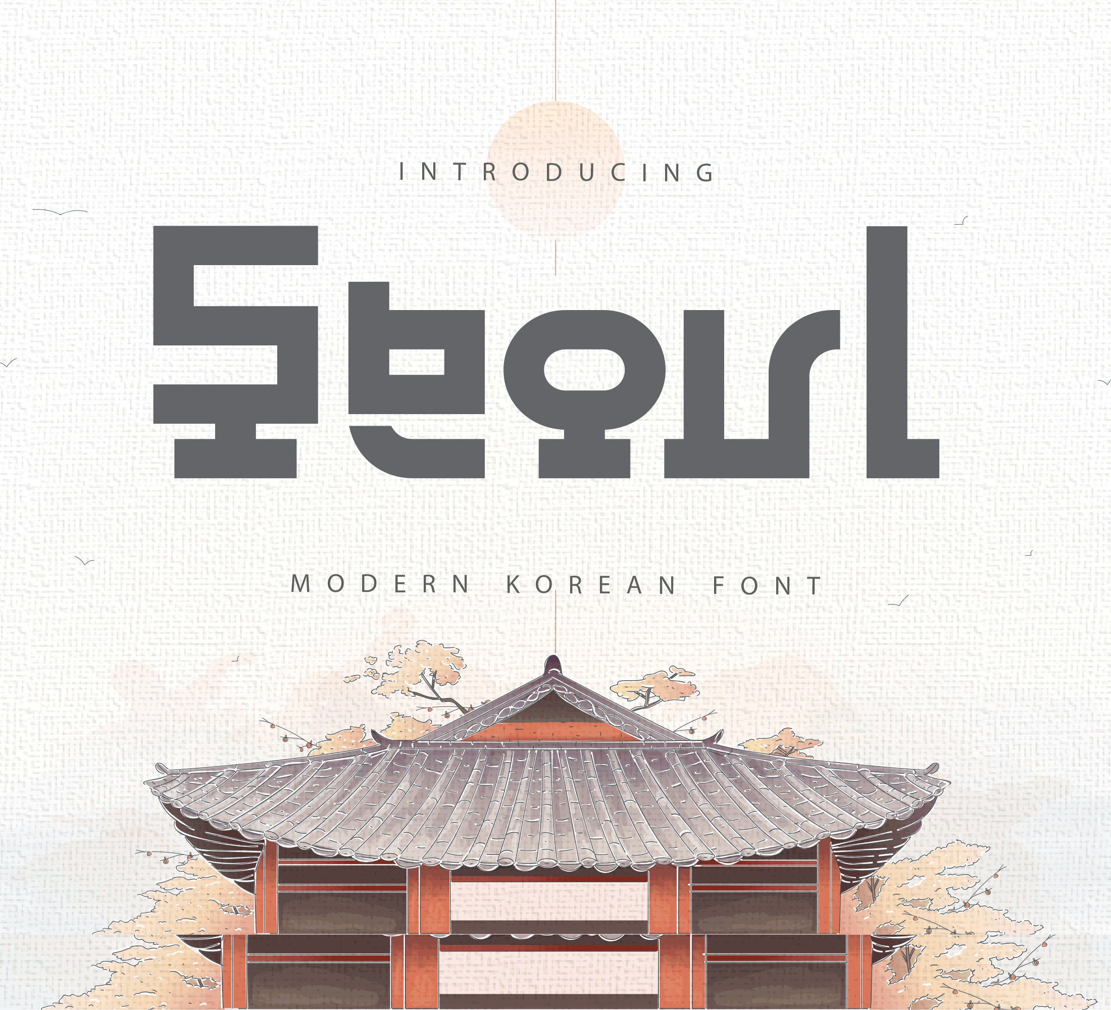 Modern Font, Korean Typeface, Branding Font, Display Font, Contemporary ...