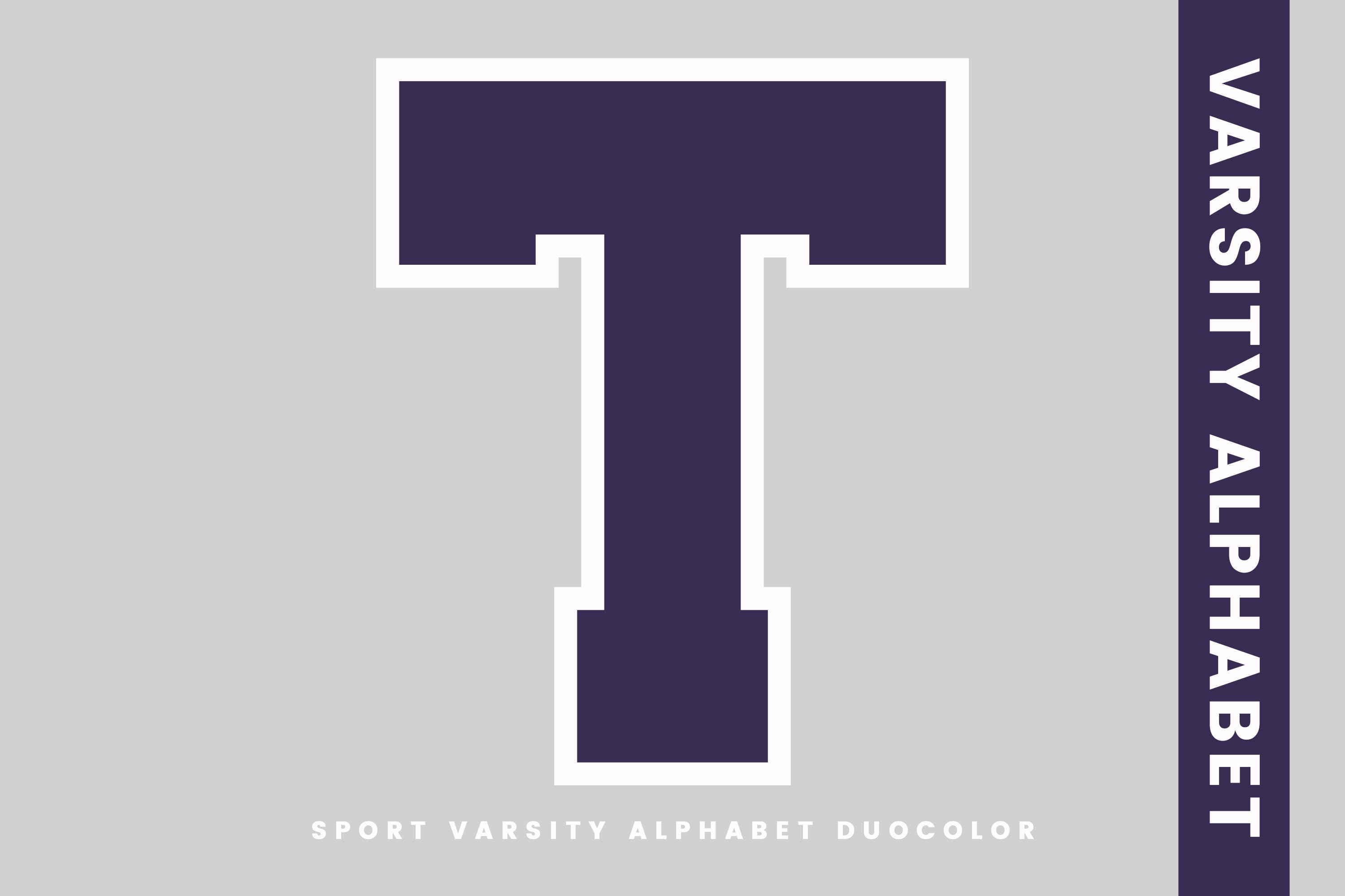 Modern Varsity Font SVG, Varsity Letter Font, Font SVG, Vector Font ...