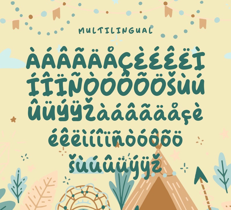 Modern Font, Playful Font, Cartoon Font, Kids Font - Cup Cat A Fun and ...