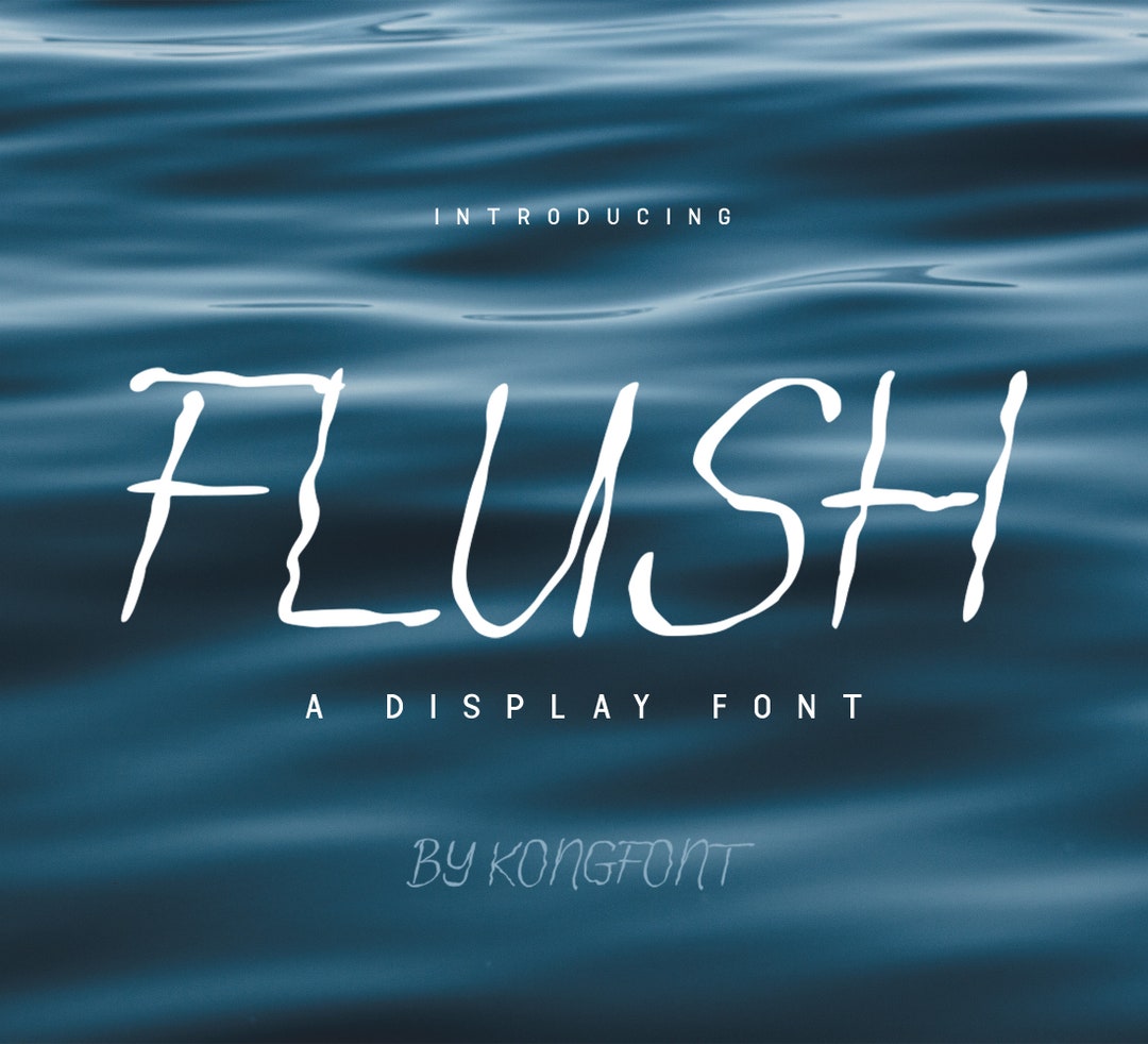 Modern Font, Flush Font, Display Font, Stylish Typeface, Unique Display ...
