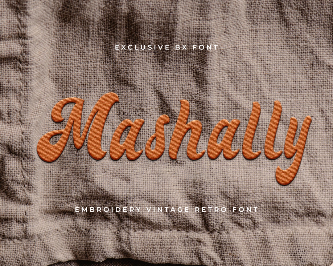 Modern Embroidery Font, Best Embroidery Font, BX Embroidery Fonts, DST ...