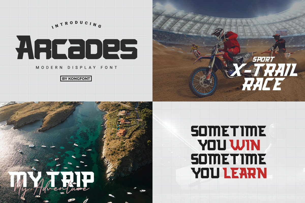 Modern Font, Commercial Fonts, Font, Font Bundle, Sports Font, Baseball ...