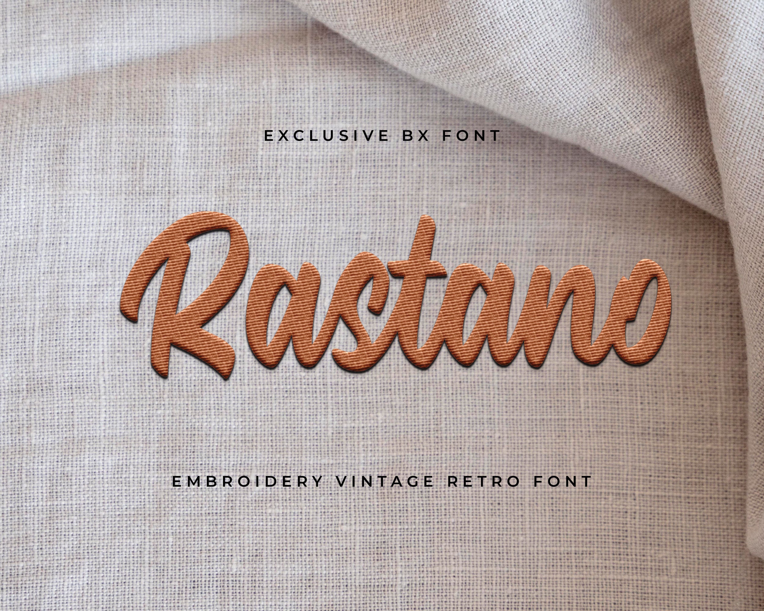 Modern Embroidery Font Best Font Modern Font Commercial - Etsy