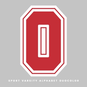 Modern Varsity Font SVG, Varsity Fonts, Varsity Letters, Block Font ...