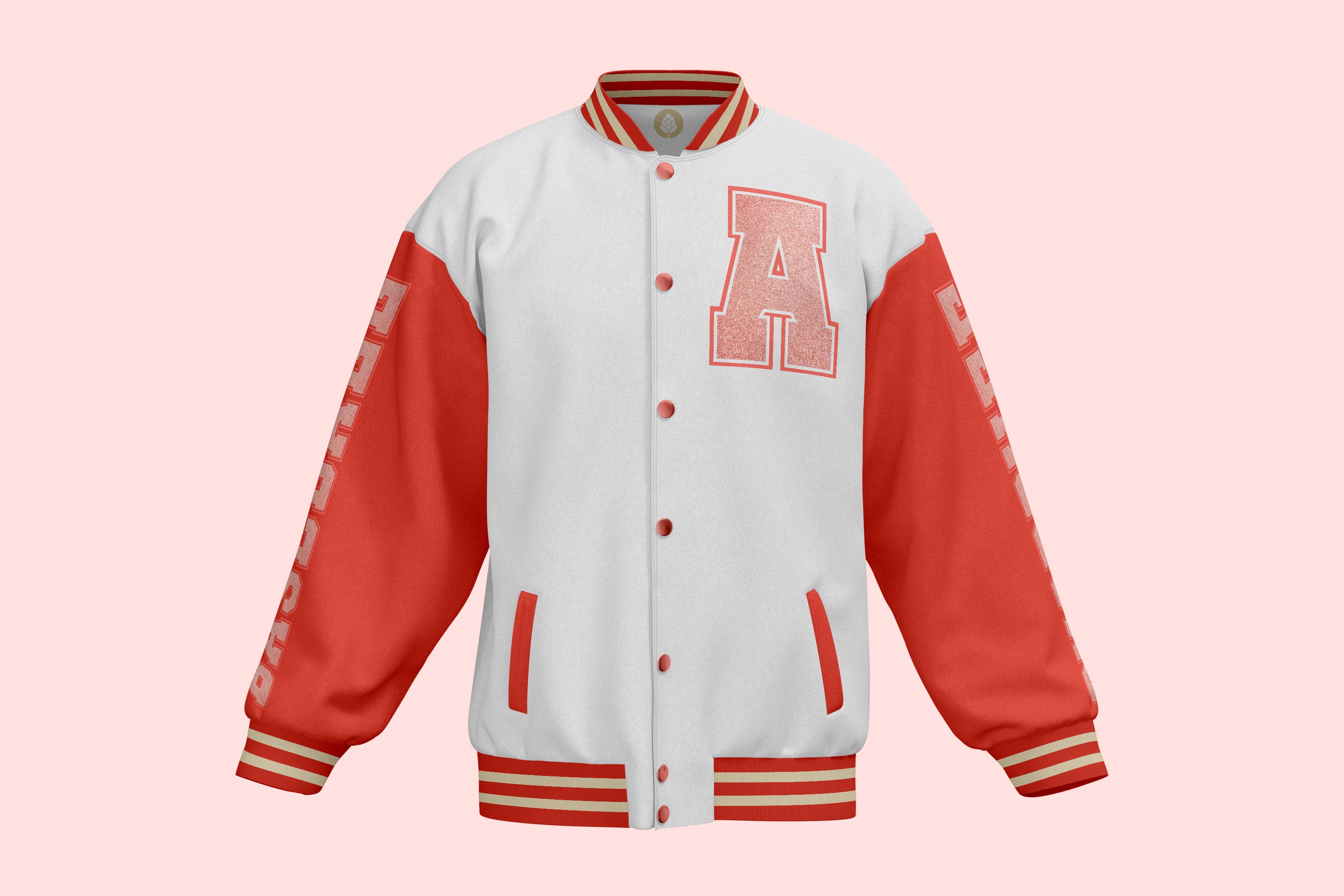 Modern Varsity Glitter Font, Font SVG, Baseball Font, Varsity Jacket ...