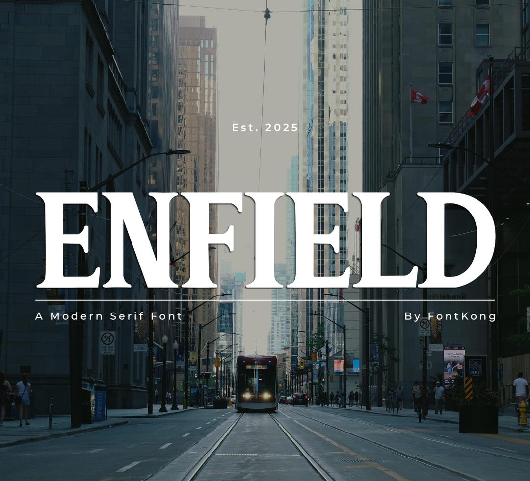 Modern Font, Clean Serif, Business Font, Professional Design Enfield ...