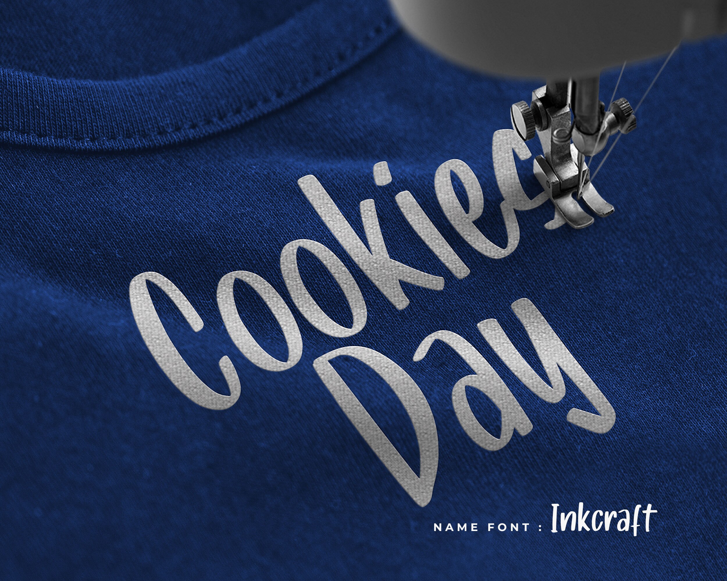 Modern Embroidery Font Bundle, Kids Font, Modern Font, Commercial Fonts ...