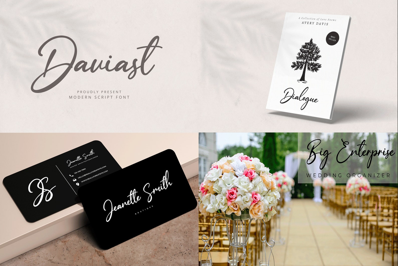 Modern Cursive Font Bundle, Cursive Font, Calligraphy Font, Script Font ...