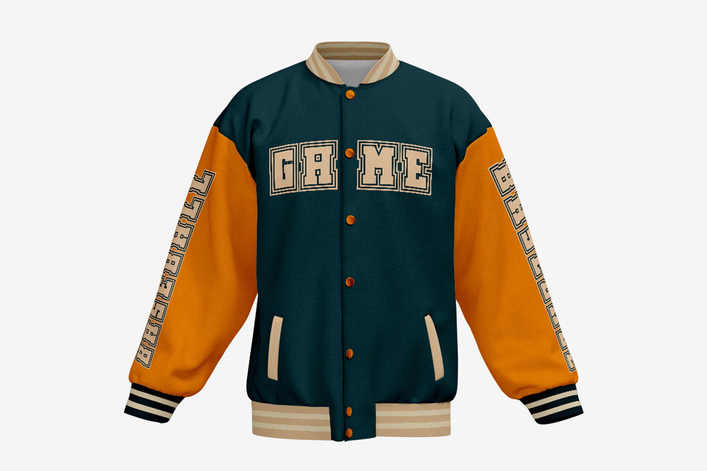 Modern Varsity Font SVG, Vintage Varsity Font, Font Varsity Letter ...