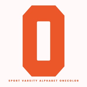 Modern Varsity Font SVG, Varsity Letter, Sports Font, Retro Font ...