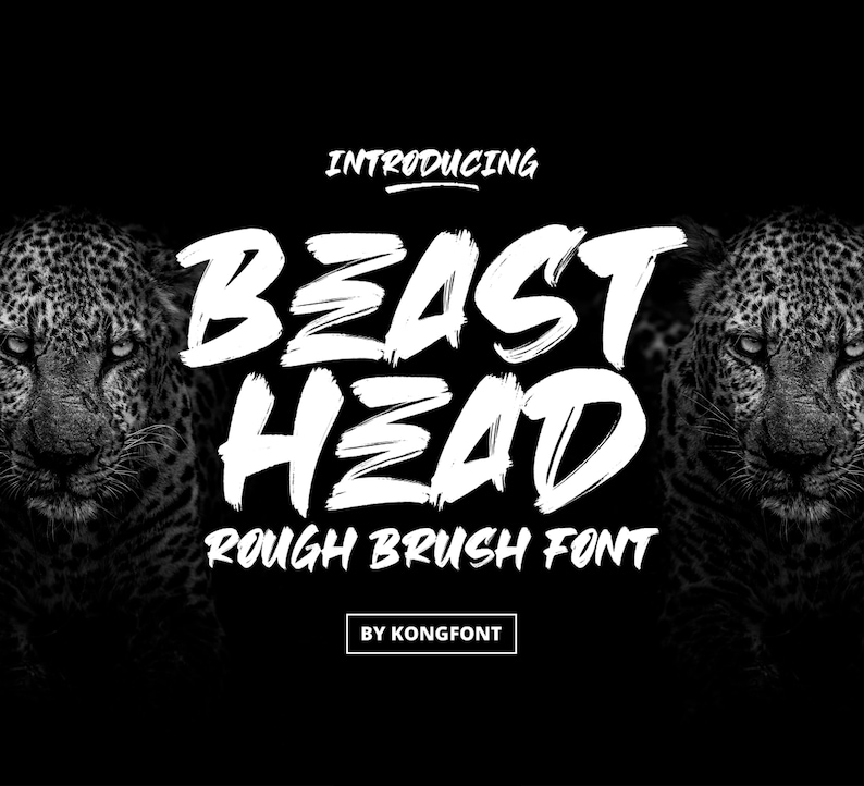 Modern Brush Font, Brush Script, Unique Font, Handwritten Design ...