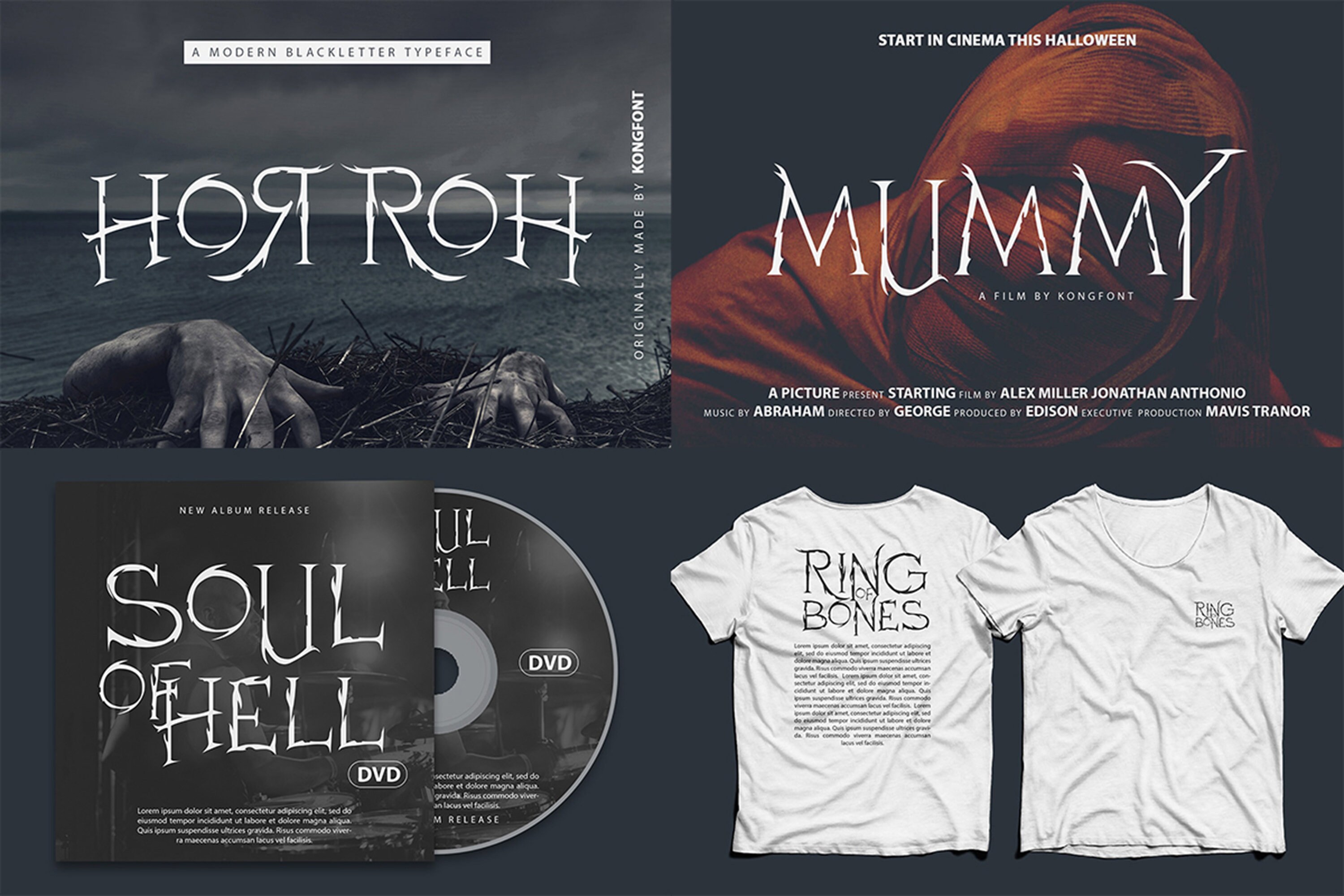 Modern Fonts, Font, Horror Font Bundle, Horror Fonts, Font Bundle ...