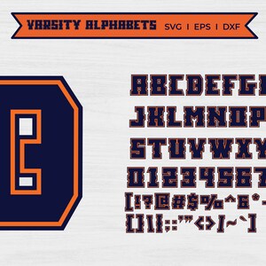Modern Varsity Double Stroke Font, Varsity Font SVG, Baseball Font, Sports Font, Font SVG ...