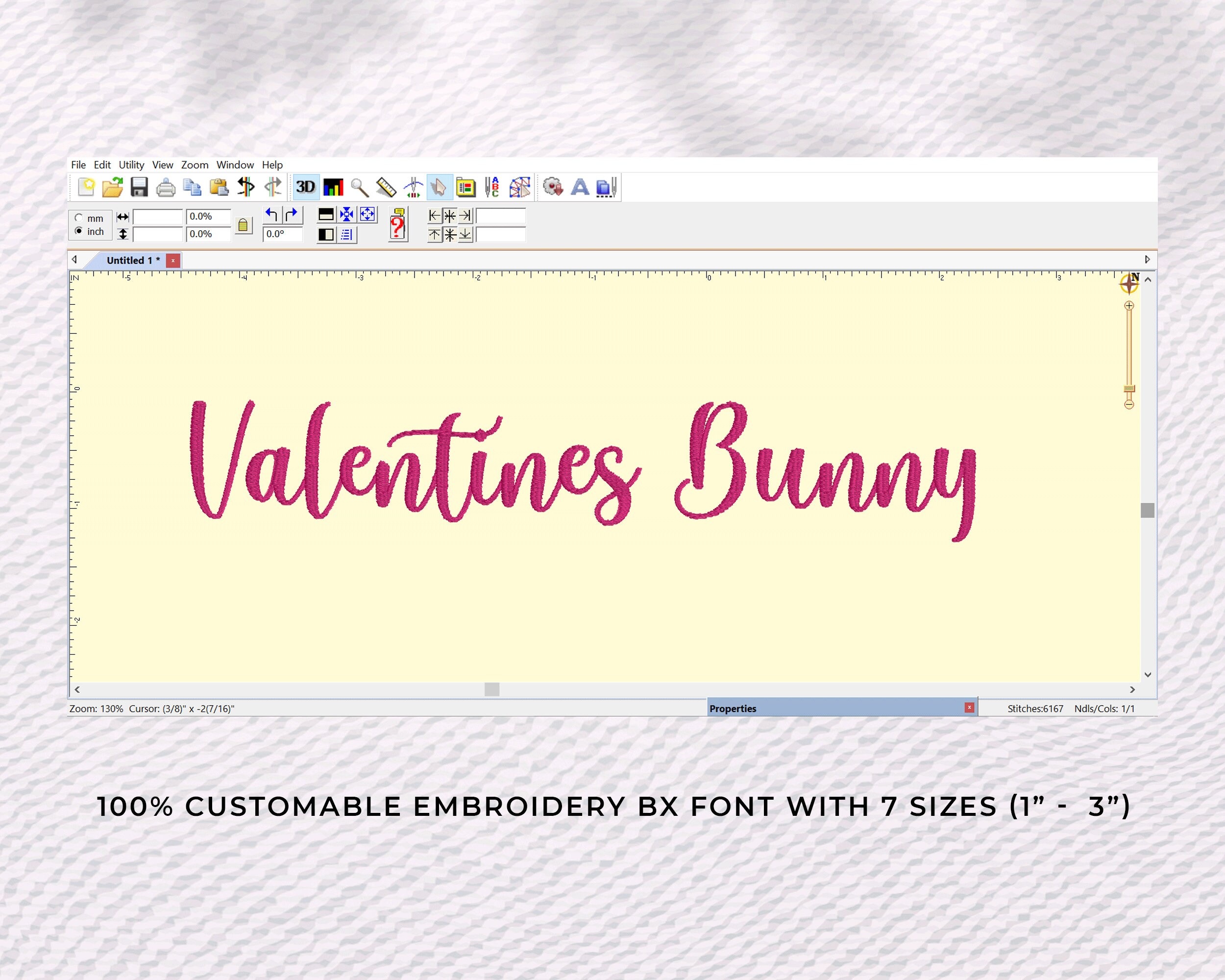 Modern Embroidery Font Bundle, Valentine Font, Modern Font, Commercial ...