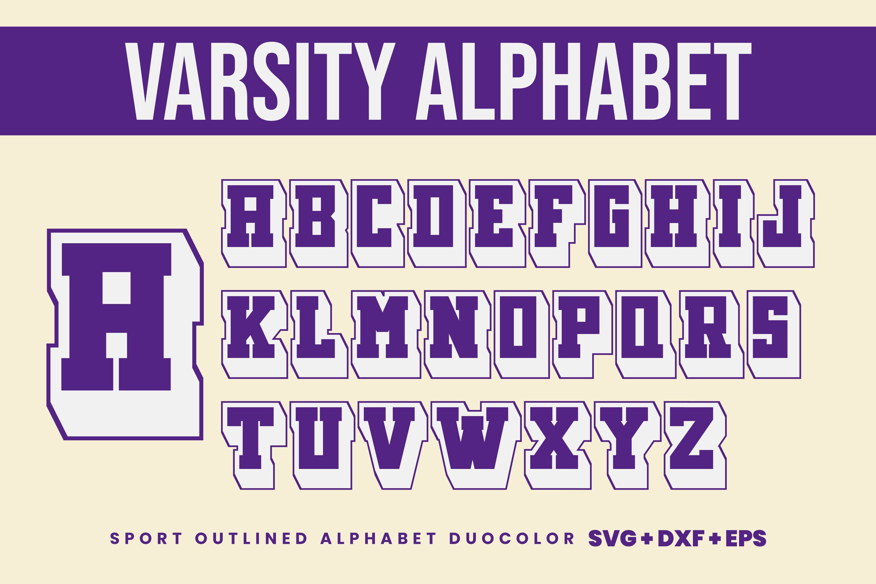 Modern Varsity Font SVG, Modern Fonts, Font, Retro Font, College Font ...