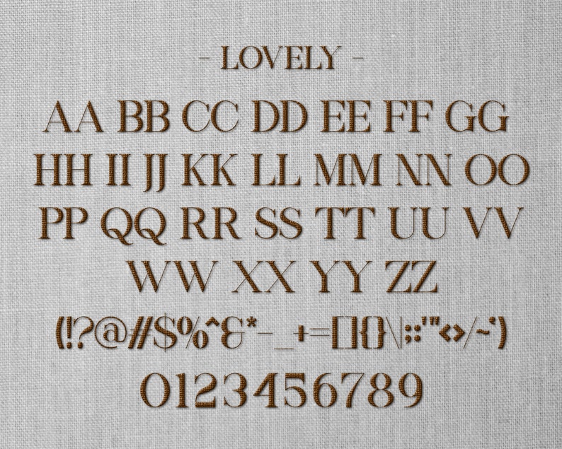 Embroidery Font Bundle, Modern Font, Elegant -classic Serif Font ...