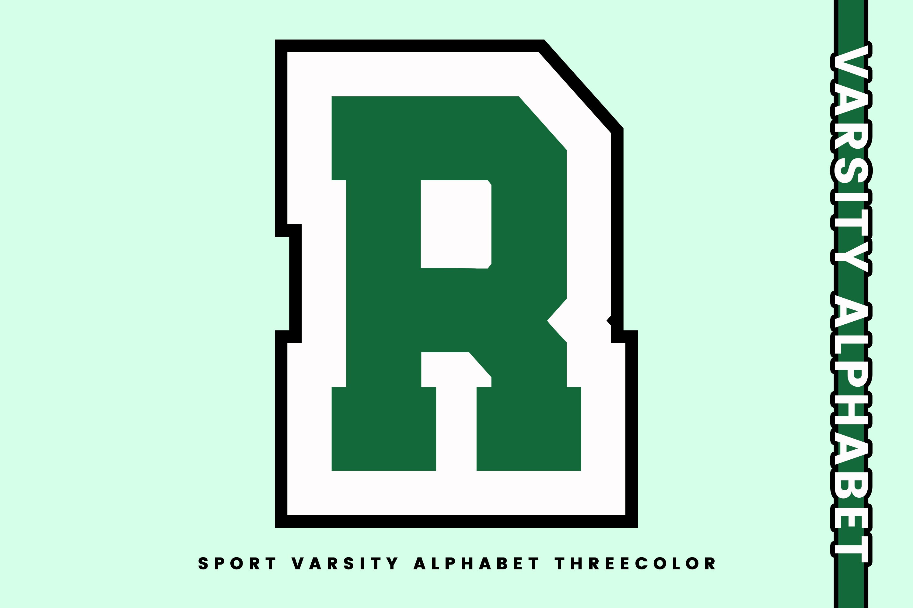 Modern Varsity Font SVG, Varsity Font, Baseball Font, Varsity Letters ...