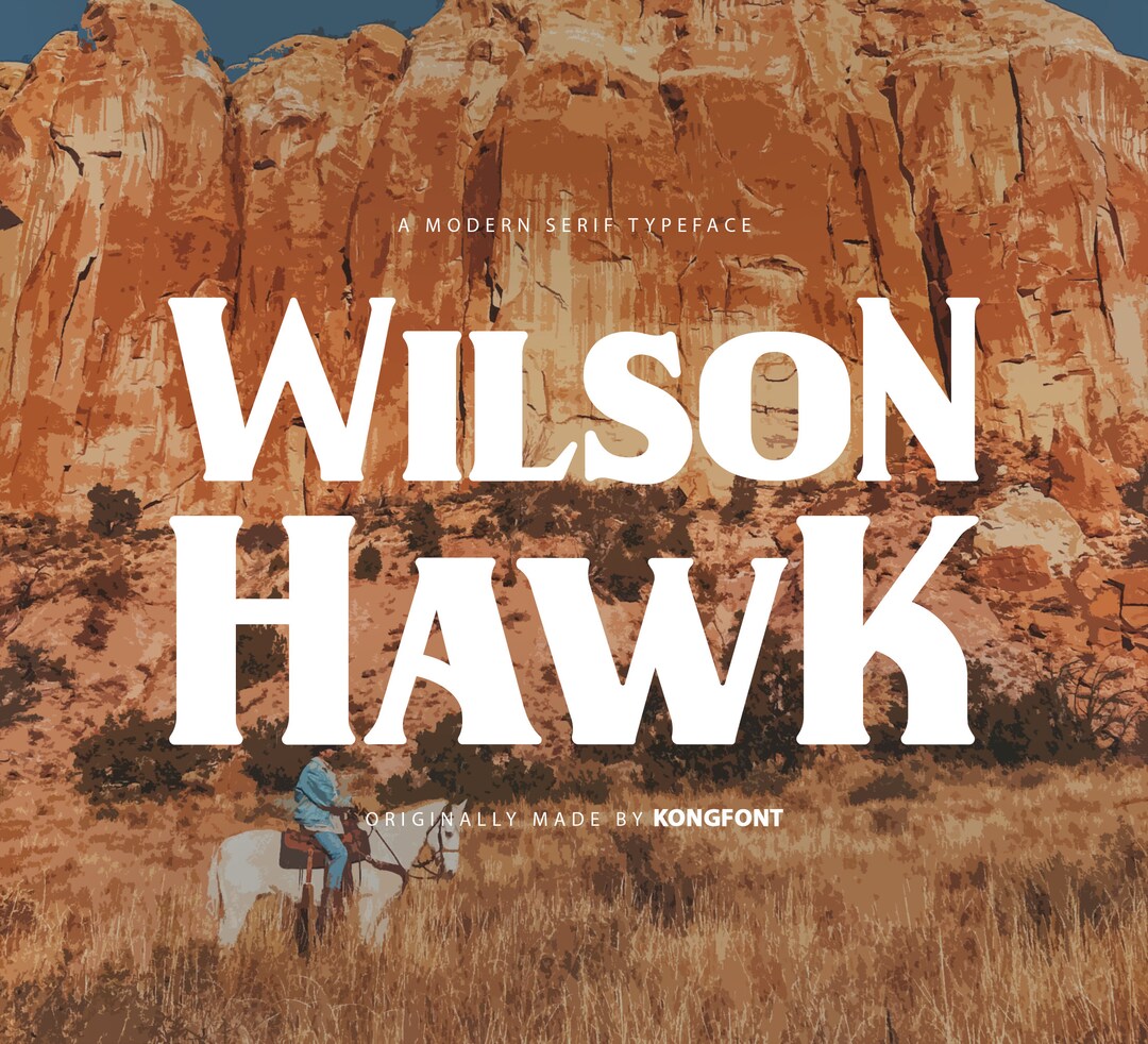 Modern Font, Serif Font, Wilson Hawk Font, Elegant Font, Design Font ...