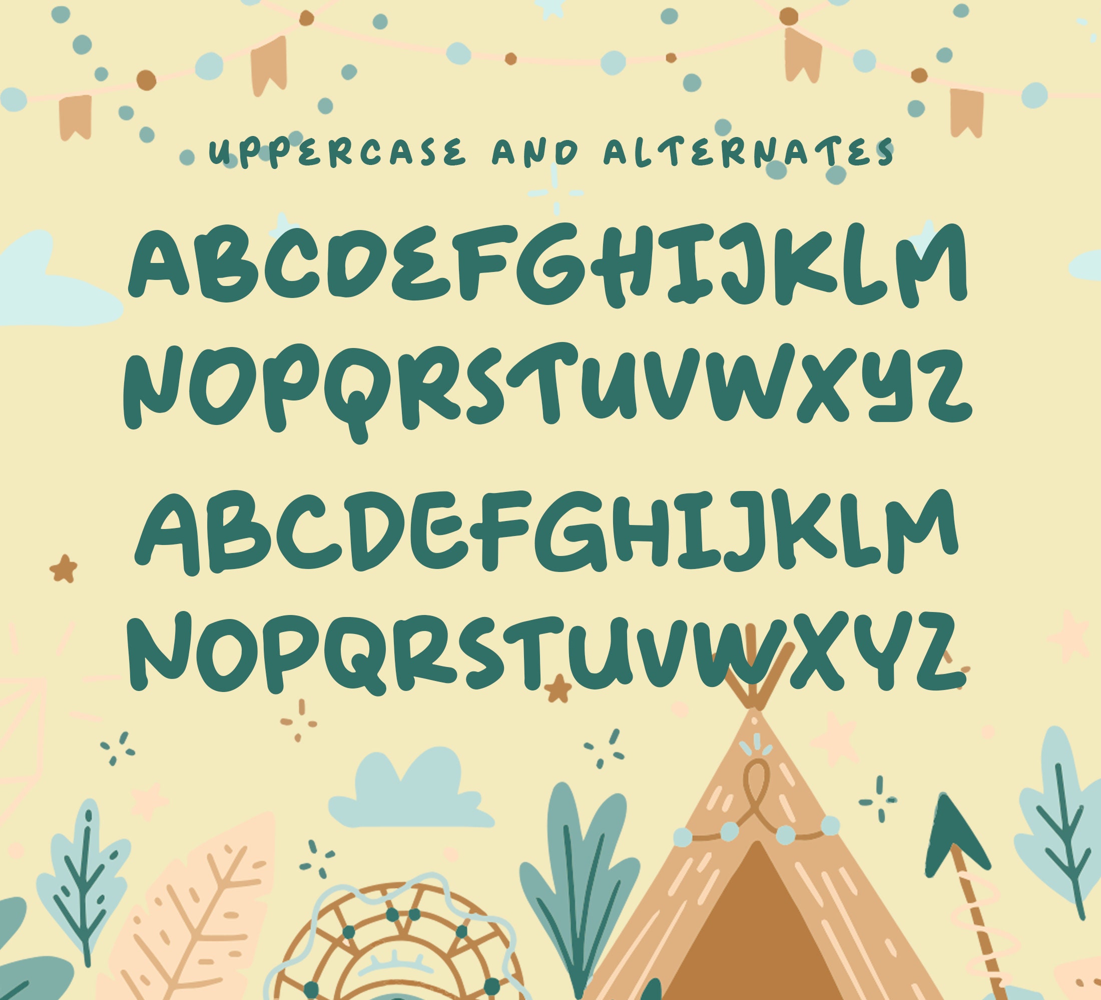 Modern Font, Playful Font, Cartoon Font, Kids Font - Cup Cat A Fun and ...