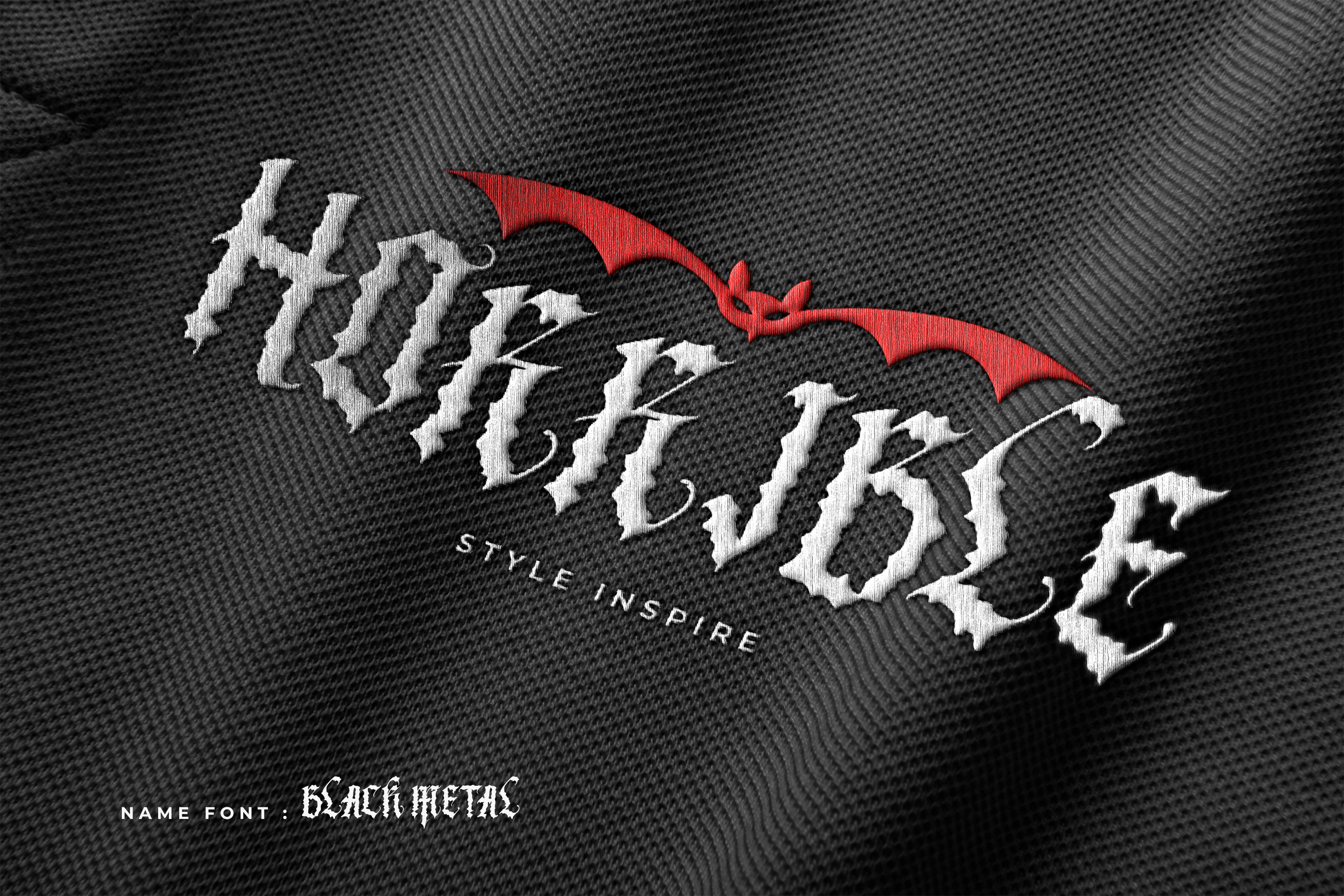 Modern Horror Embroidery Font Bundle, Embroidery Font, Groovy Font ...