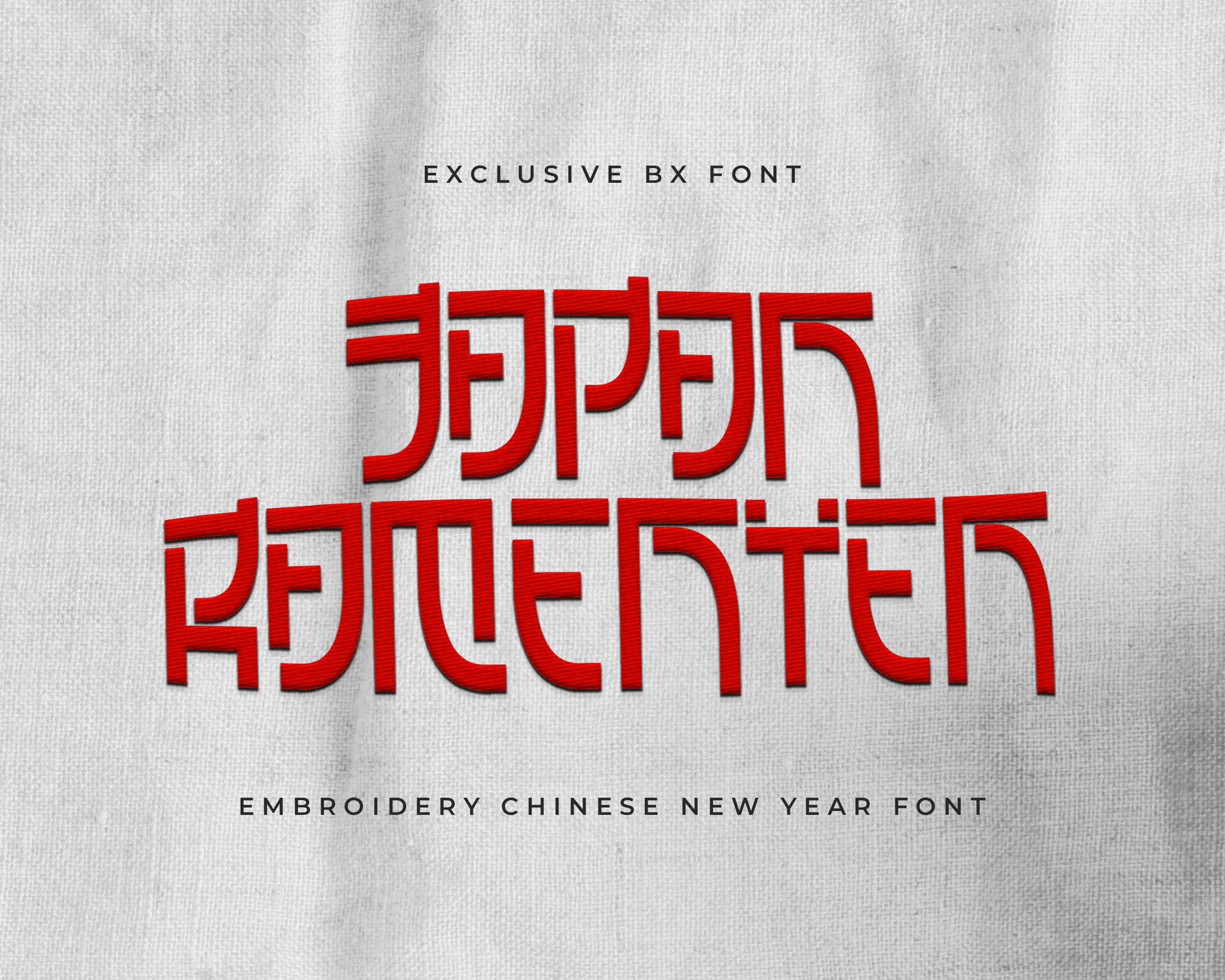 Japan Ramenten Embroidery Font, Modern Calligraphy (digital Download ...