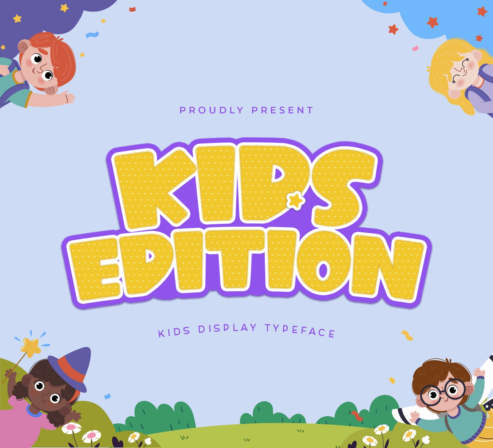 Modern Font, Kids Font, Adorable Typeface, Children Typography Adorable ...