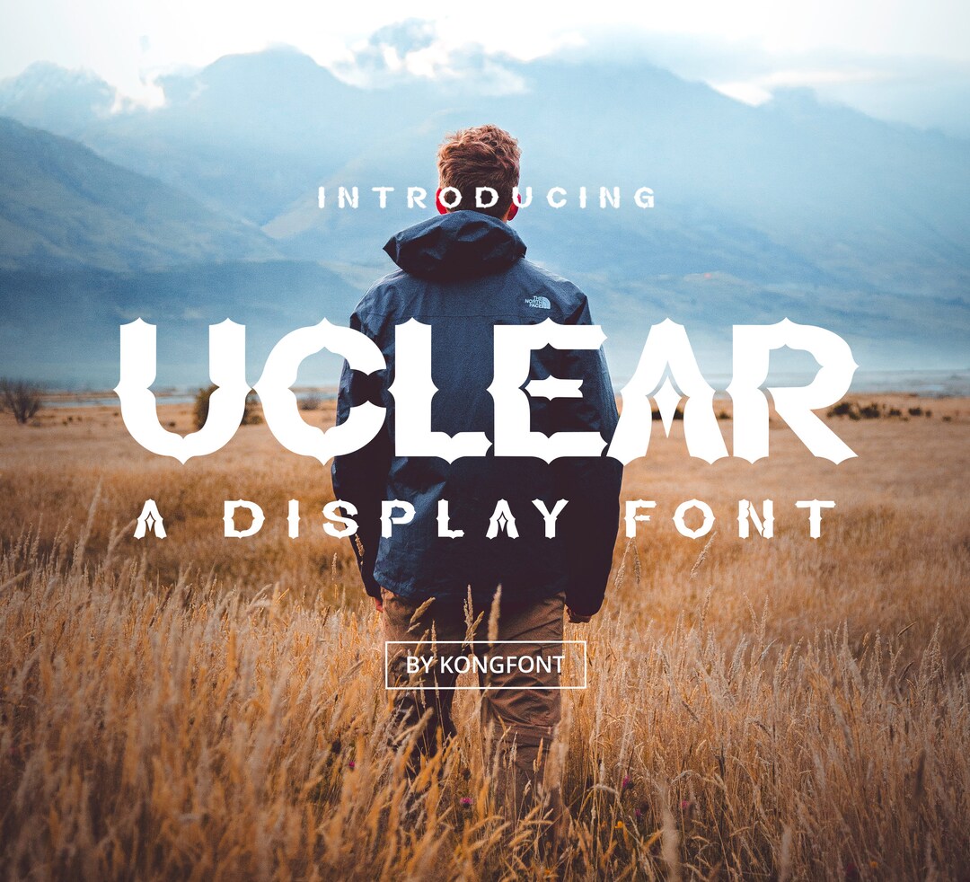 Uclear Modern Display Font, Bold Typeface (TTF, OTF, WOFF) - Etsy