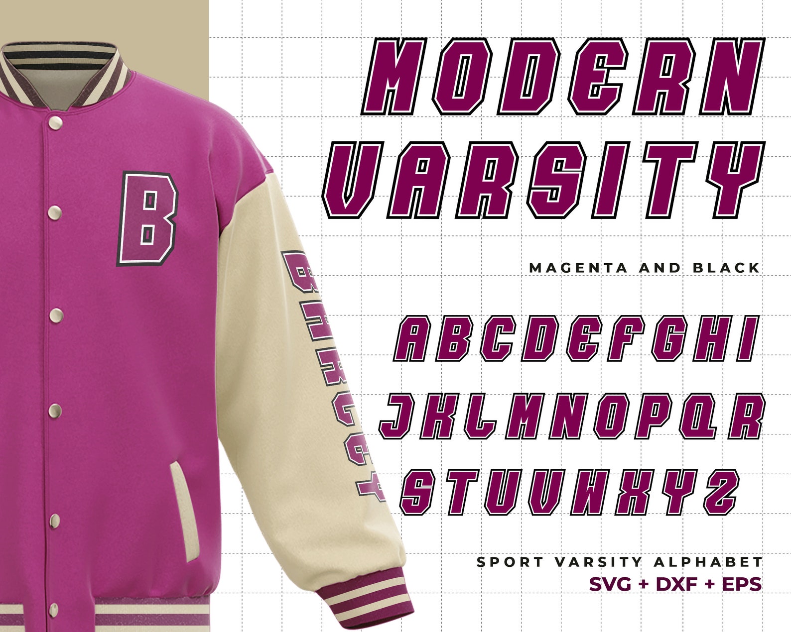 Varsity Font, Varsity Font SVG, Font, Baseball Font, Modern Font ...