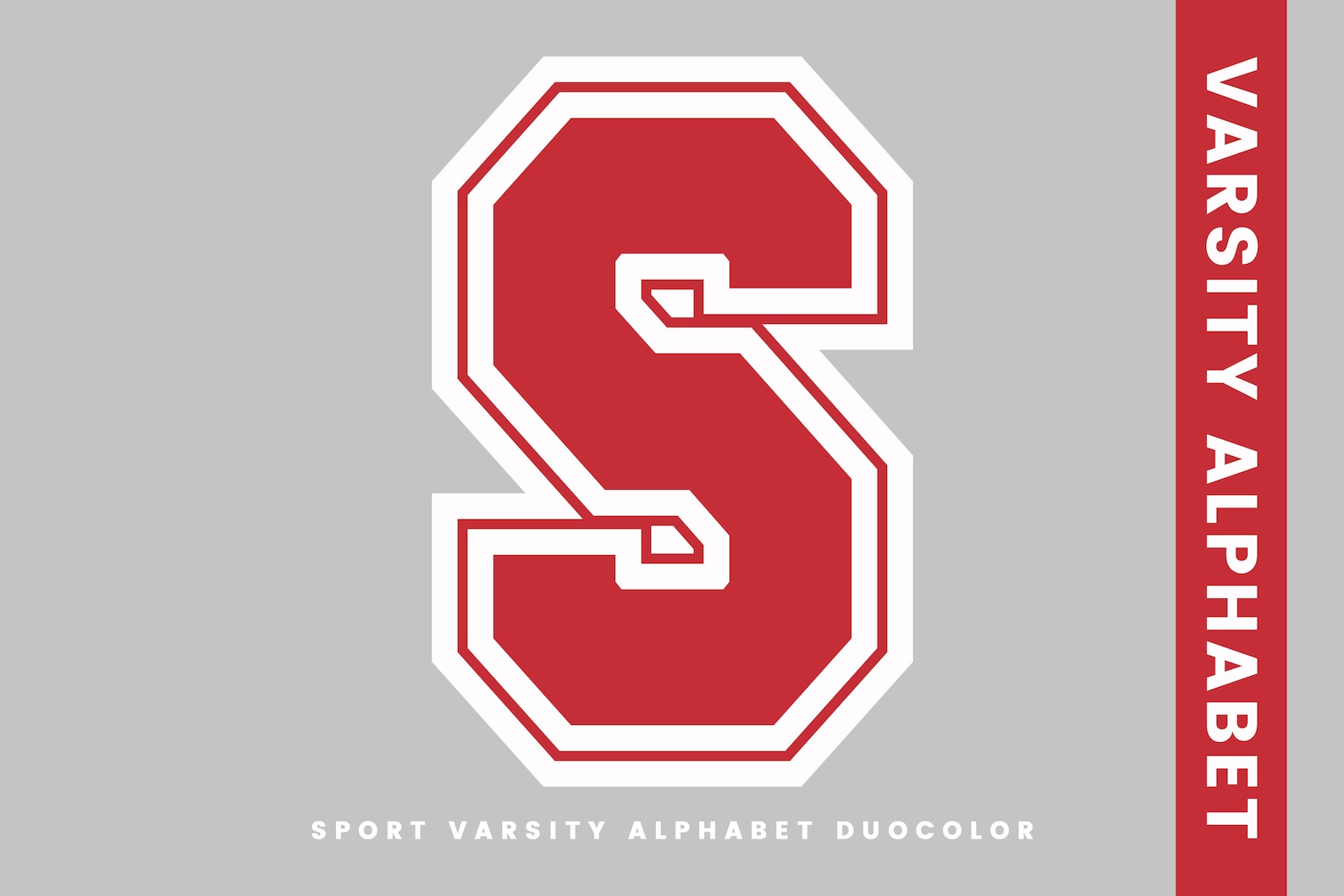 Modern Varsity Font SVG, Varsity Fonts, Varsity Letters, Block Font ...