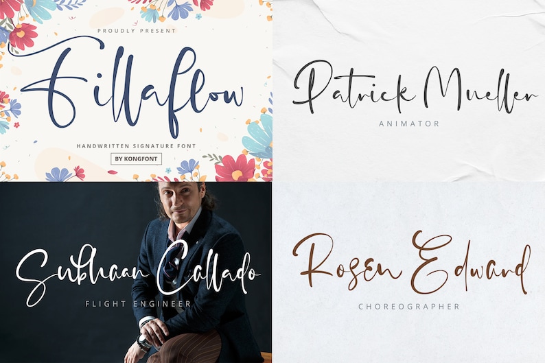 Modern Cursive Font Bundle, Modern Cursive, Cursive Font, Bundle Font ...