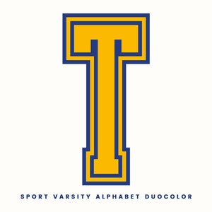 Modern Varsity Font SVG, Varsity, Font, Varsity Letter, Varsity Font ...