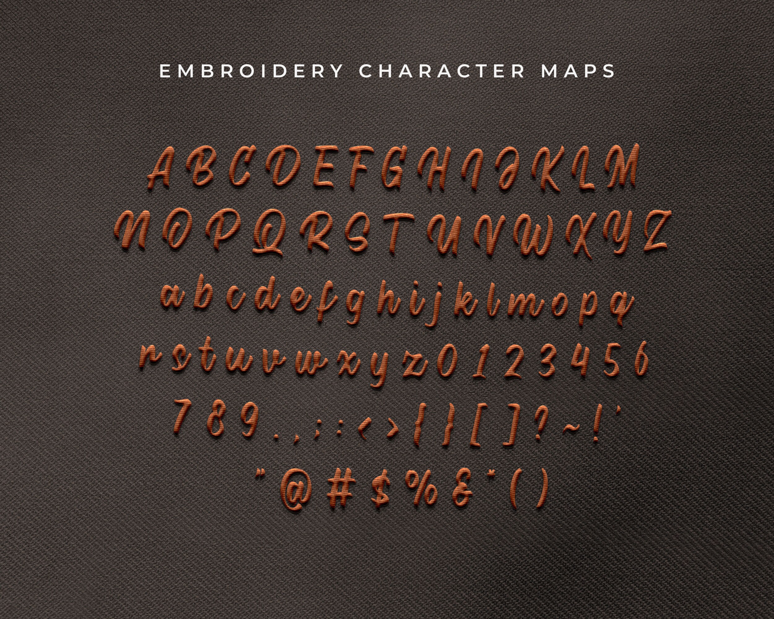 Modern Embroidery Font, Best Font, Modern Font, Commercial Fonts ...