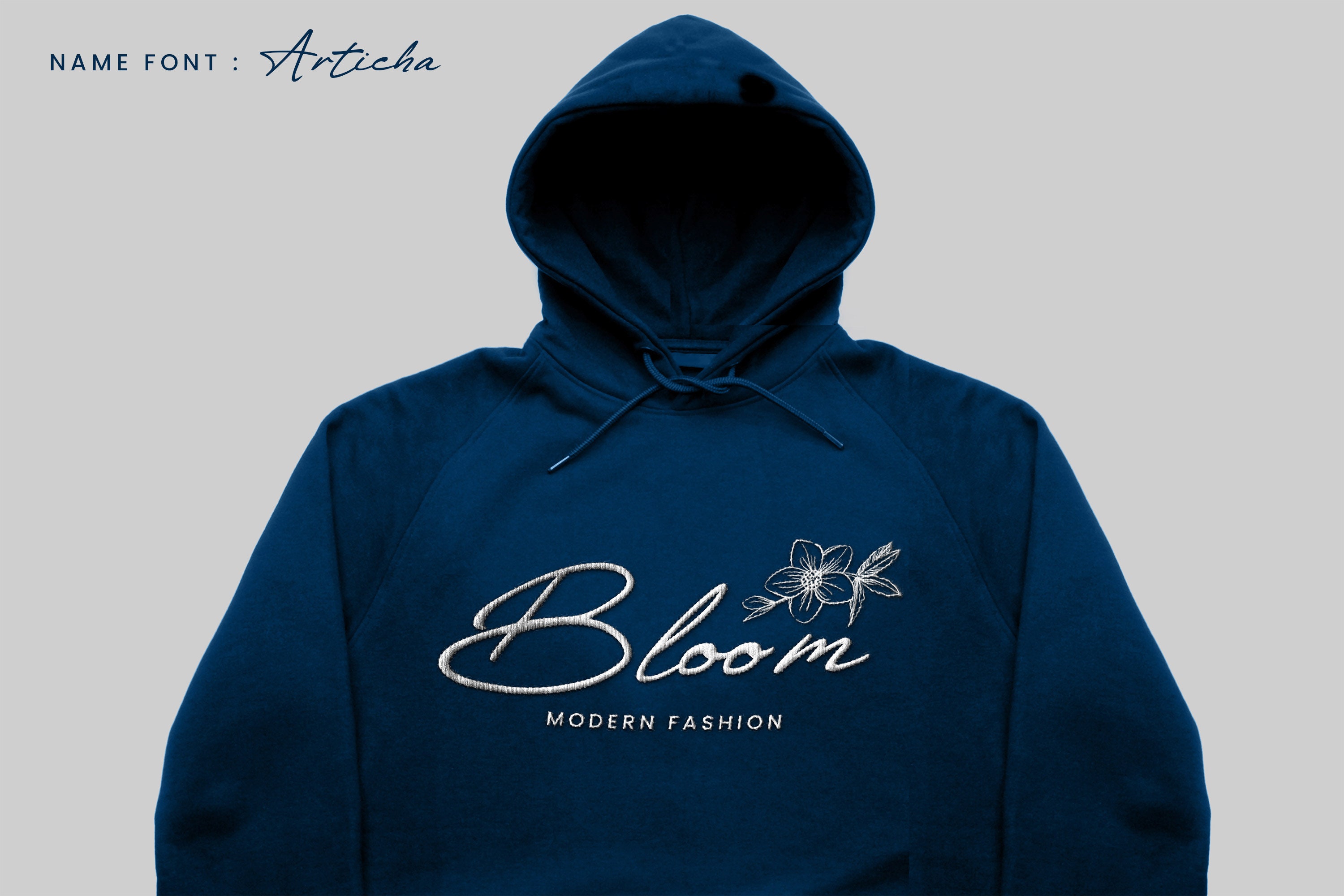 Modern Script Embroidery Font Bundle, Script Font, Embroidery Font ...