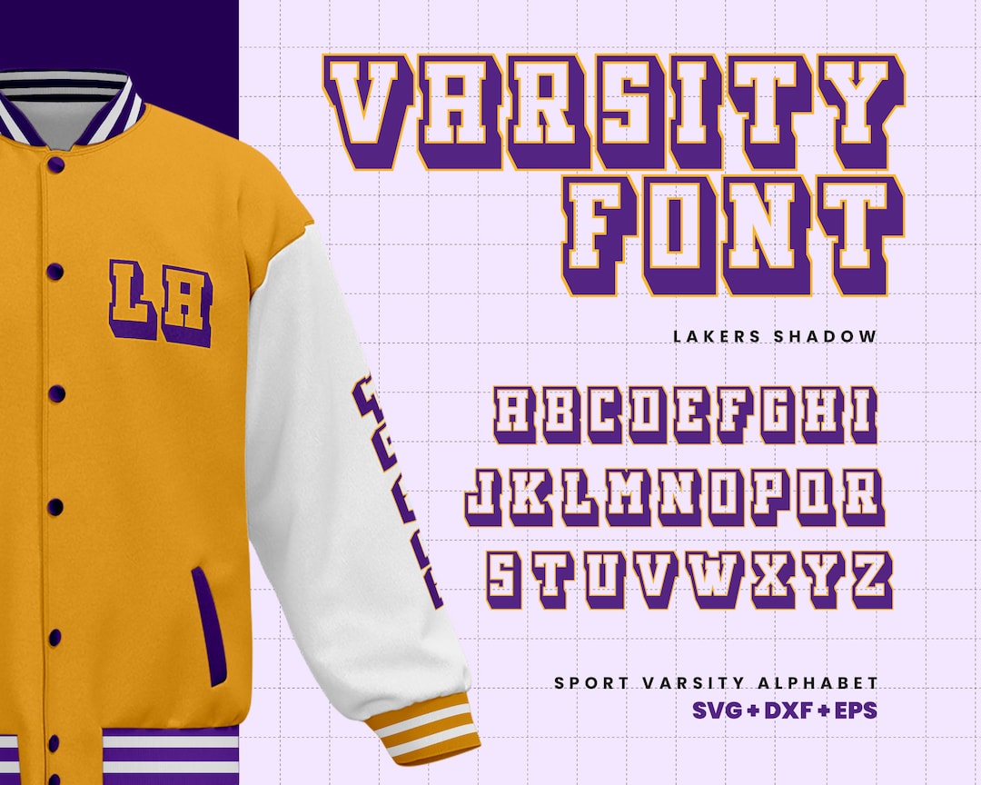 Modern Varsity Font SVG, Font, Modern Fonts, Baseball Font, Sports Font ...