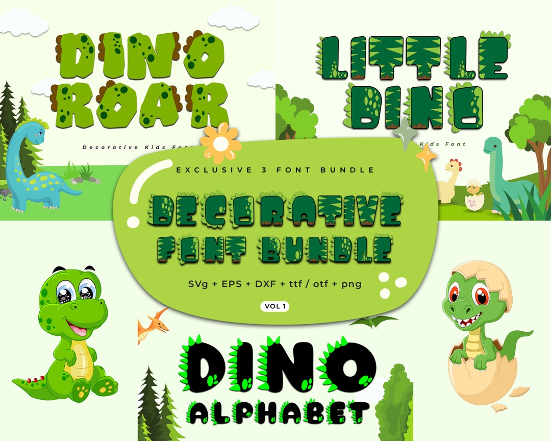 Modern Font, Font, Decorative Typeface, Script Font - Dino Decorative ...
