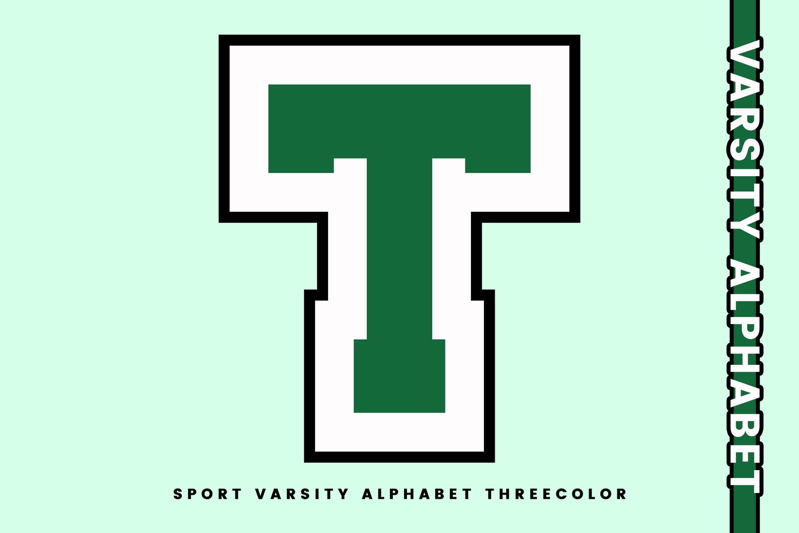 Modern Varsity Font SVG, Varsity Font, Baseball Font, Varsity Letters ...