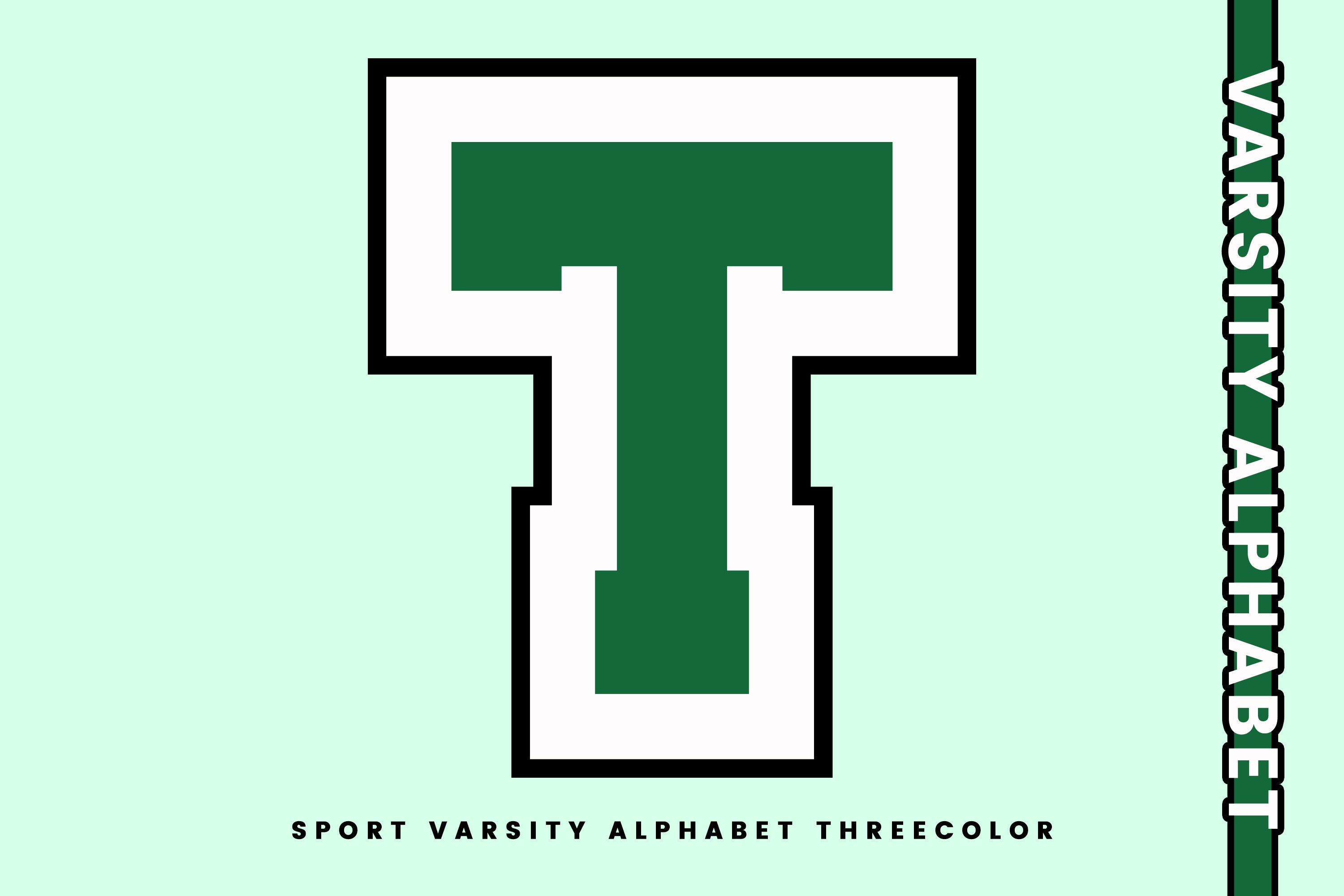 Modern Varsity Font SVG, Varsity Font, Baseball Font, Varsity Letters ...