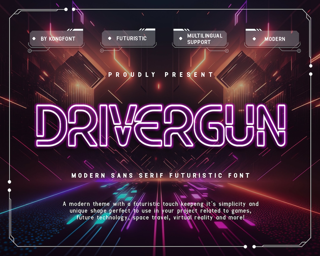 Modern Font, Display Font, Font, Font Collection, Design Font, Artistic ...